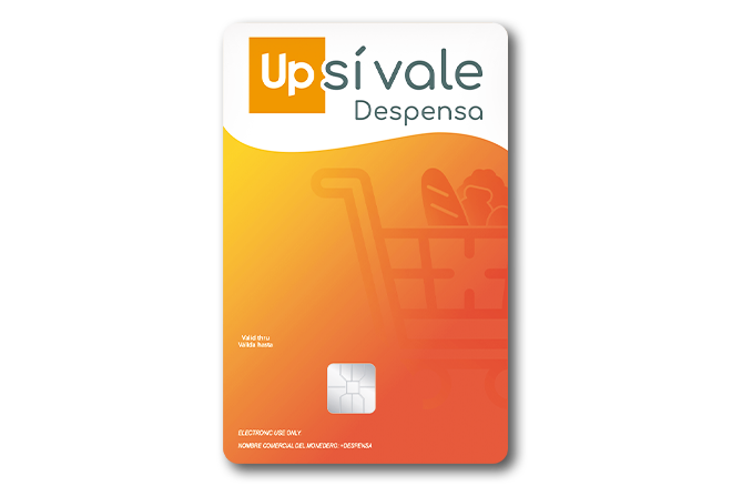 tarjeta de vales de despensa